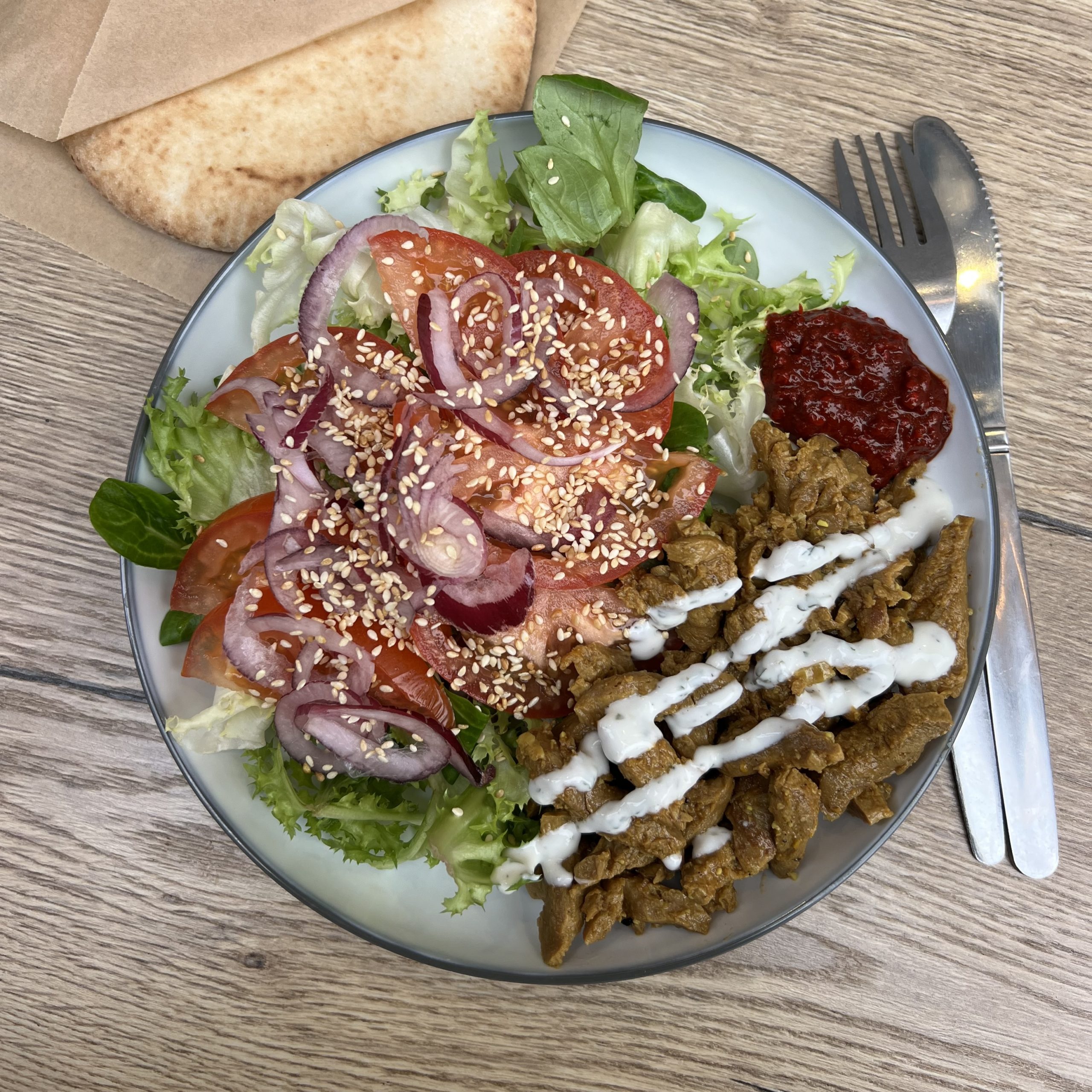 L'assiette kebab vege healthy by Yaafa